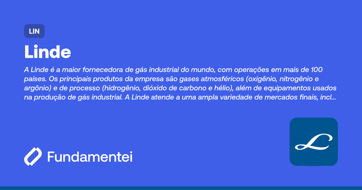 LIN - Linde | Balanços | Fundamentei