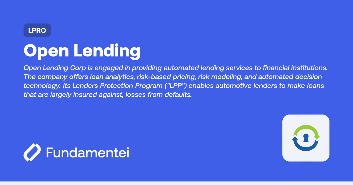 LPRO - Open Lending | Fundamentei
