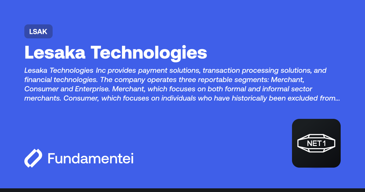 LSAK - Lesaka Technologies | Fundamentei