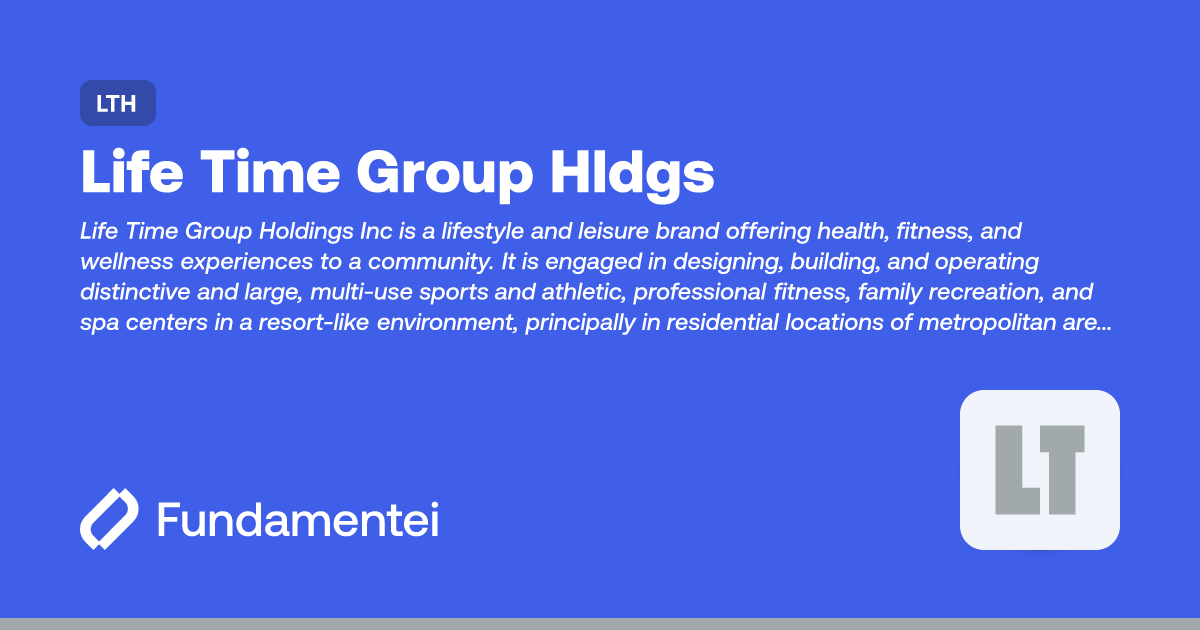 LTH - Life Time Group Hldgs | KPIs | Fundamentei