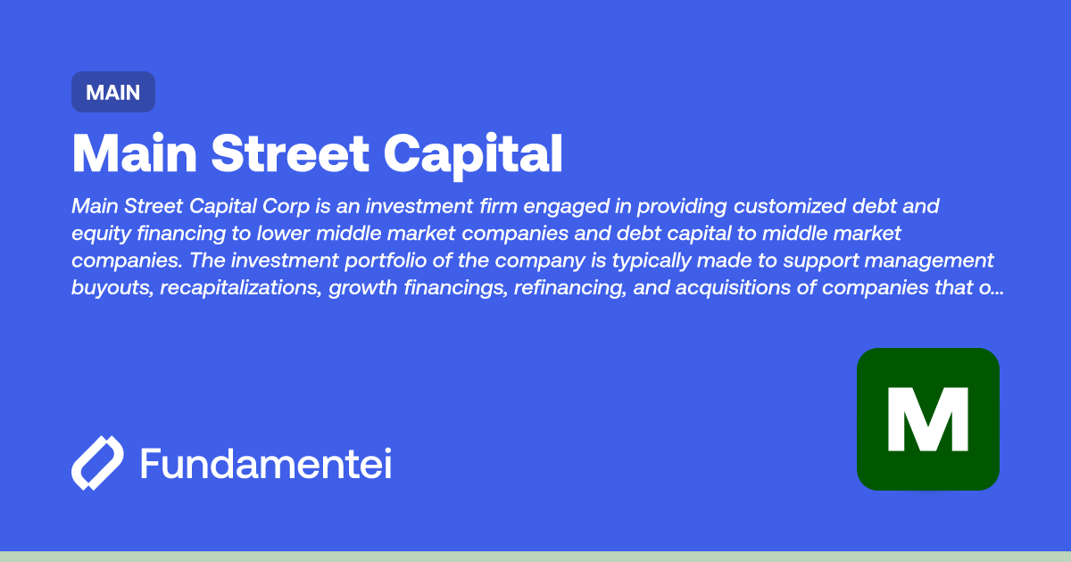 MAIN - Valuation | Fundamentei