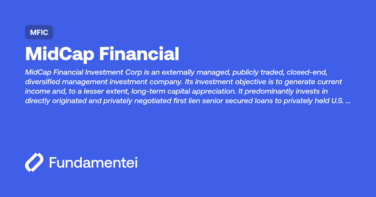 MFIC - MidCap Financial | KPIs | Fundamentei