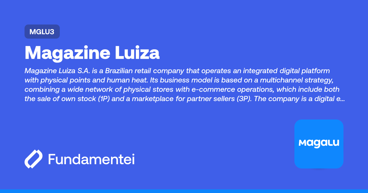MGLU3 - Magazine Luiza | Fundamentei