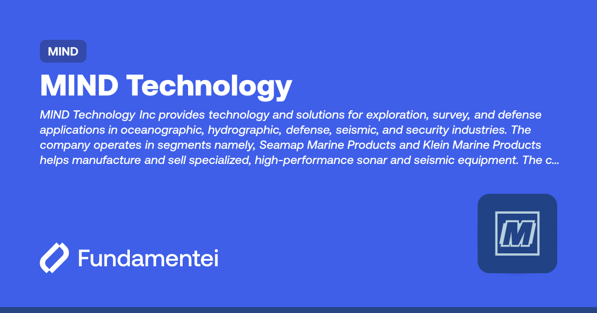 MIND - MIND Technology | Fundamentei