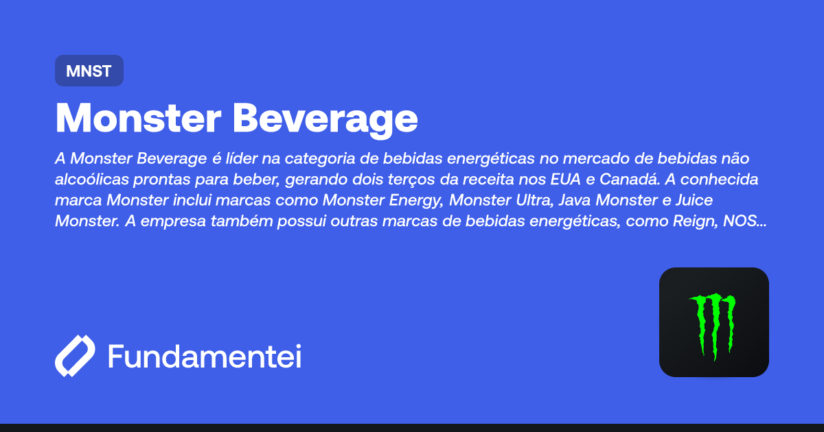 MNST - Monster Beverage | KPIs | Fundamentei
