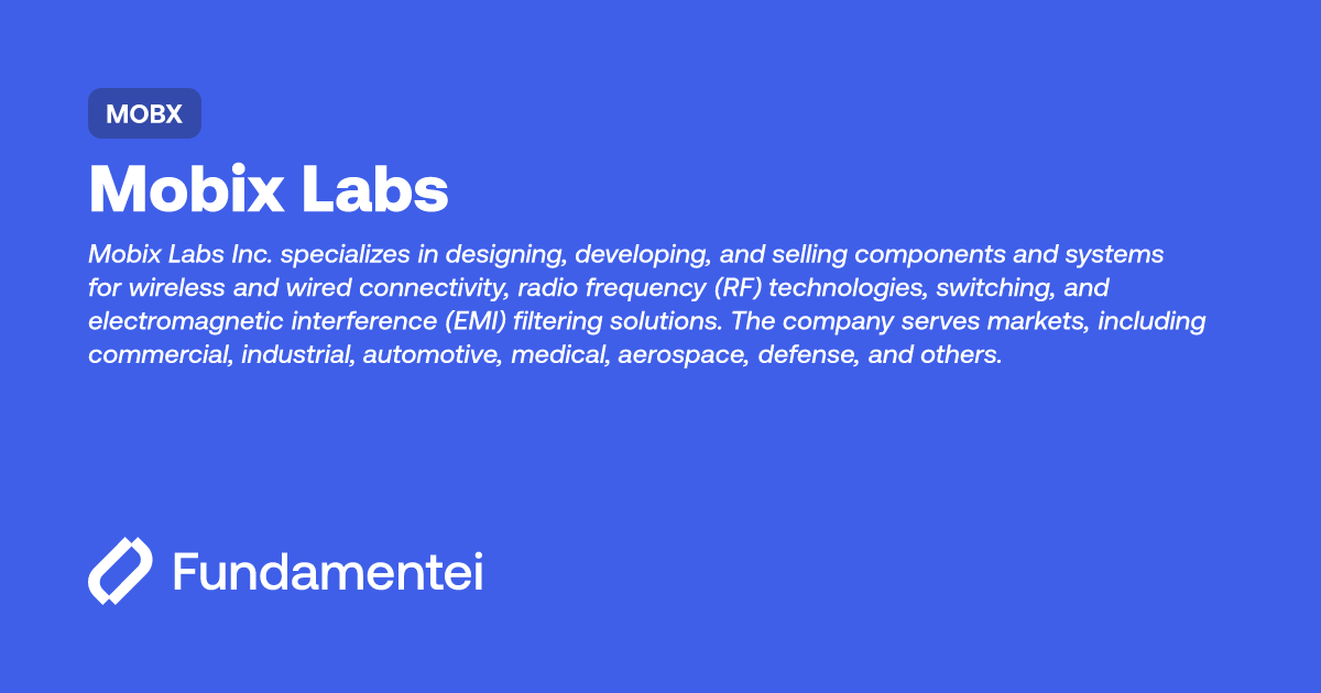 MOBX - Mobix Labs | Fundamentei