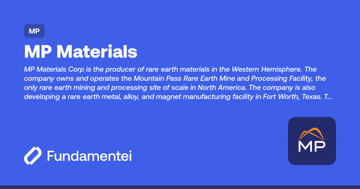 MP - MP Materials | Fundamentei