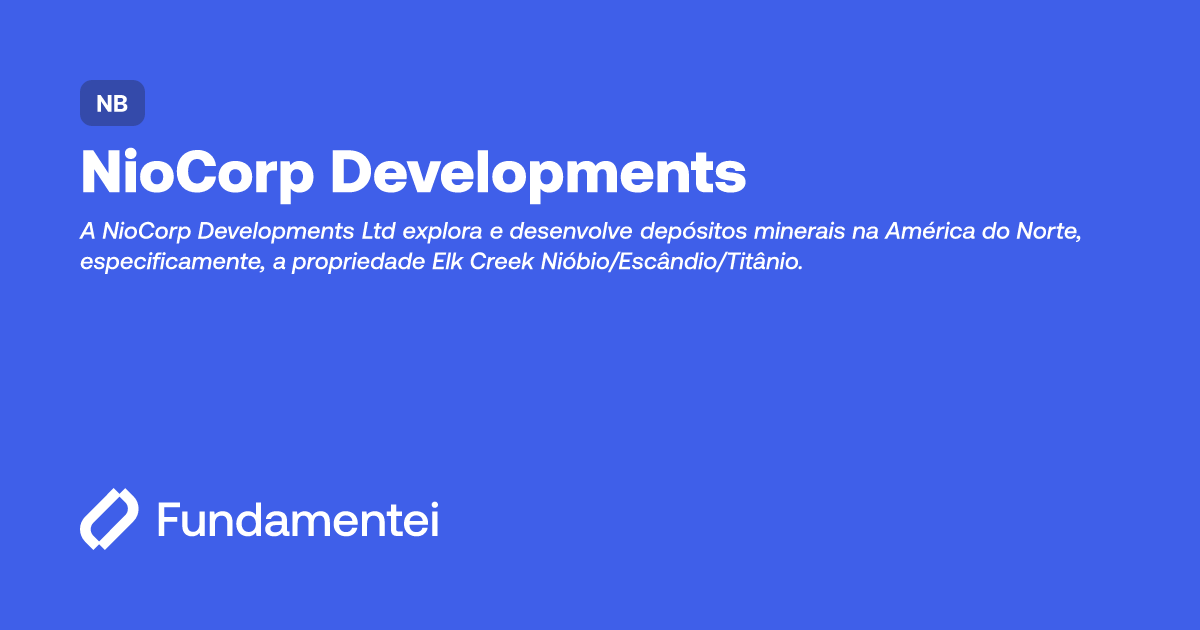 NB - NioCorp Developments | Fundamentei