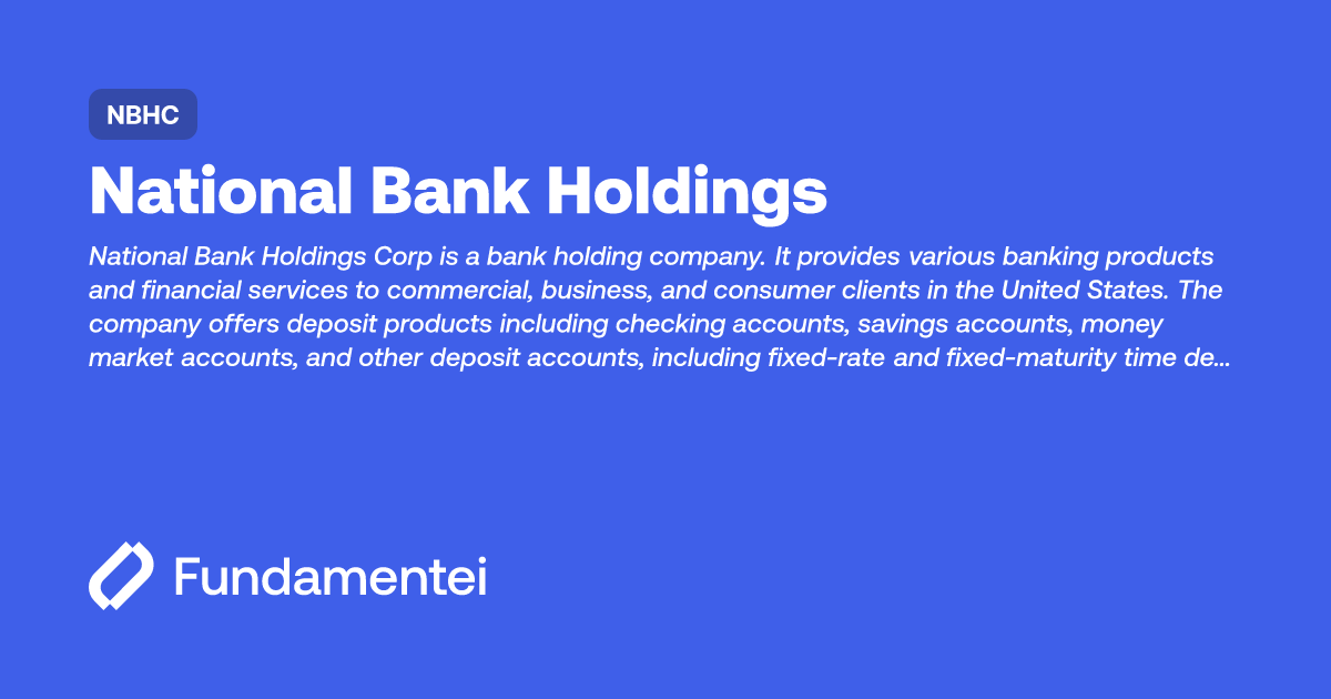 NBHC - Valuation | Fundamentei