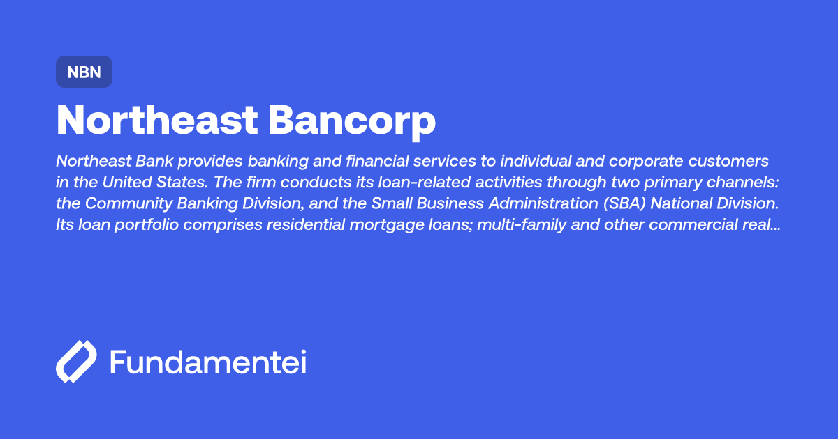 NBN - Northeast Bank | Financials | Fundamentei