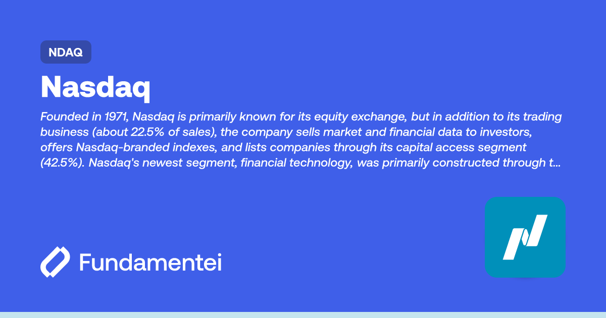 NDAQ - Valuation | Fundamentei