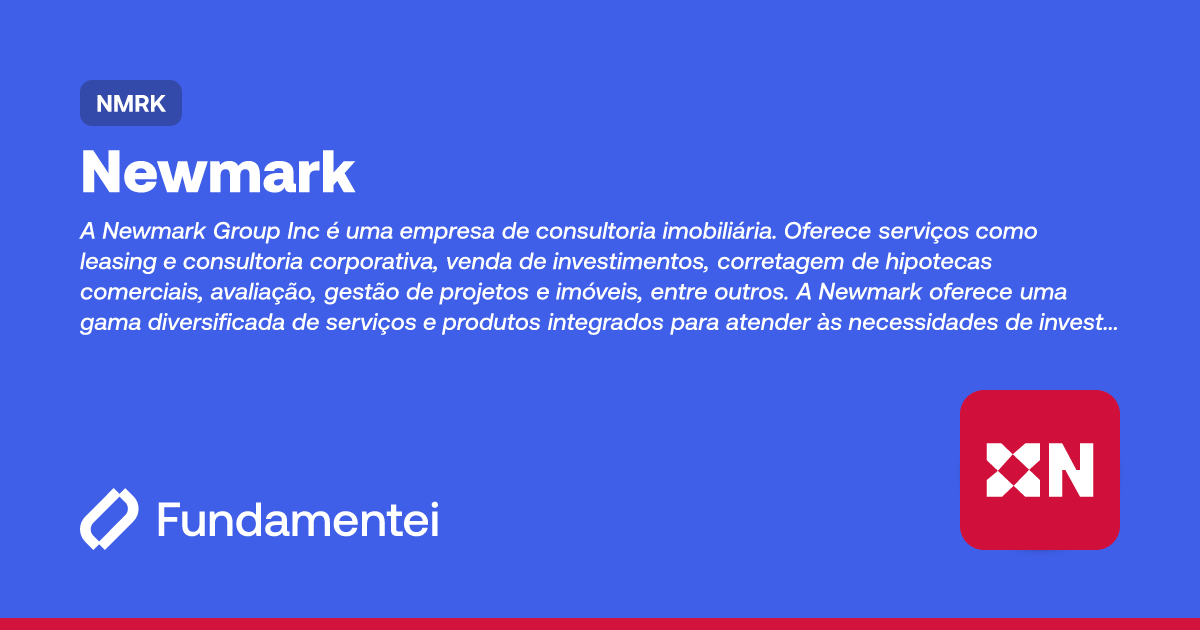 NMRK - Newmark Group | KPIs | Fundamentei