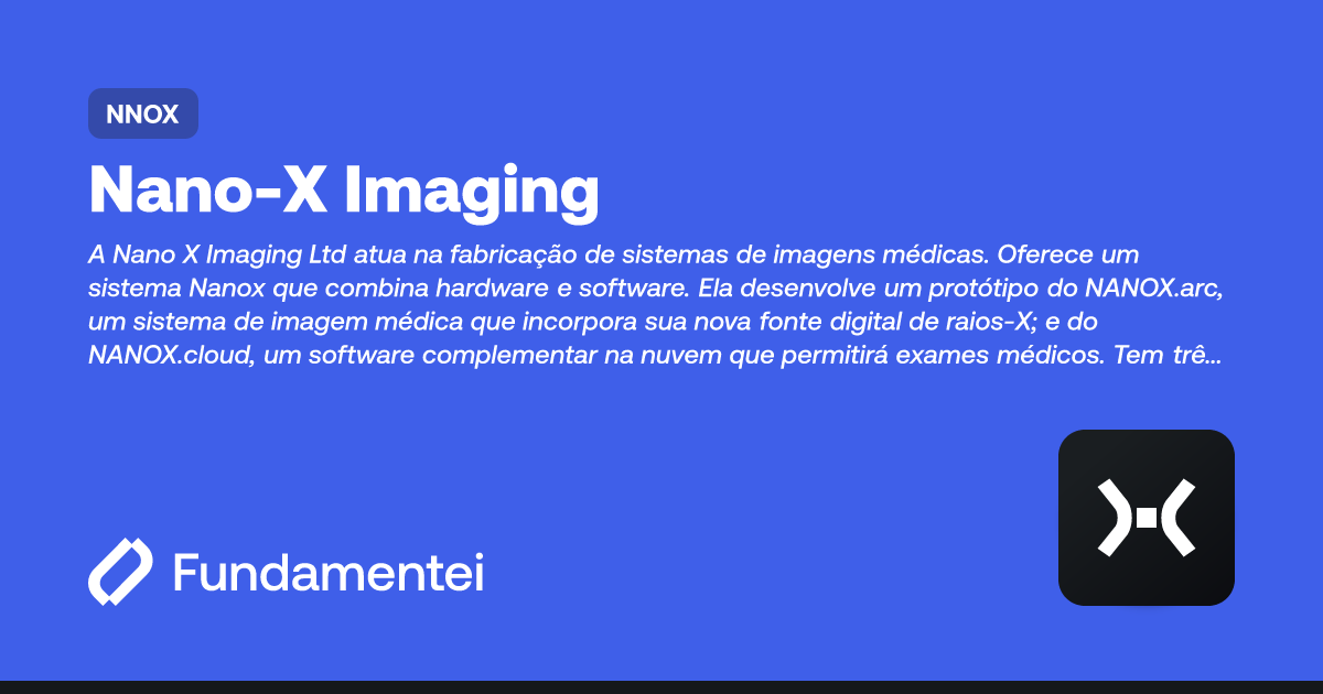 NNOX - Nano X Imaging | Fundamentei