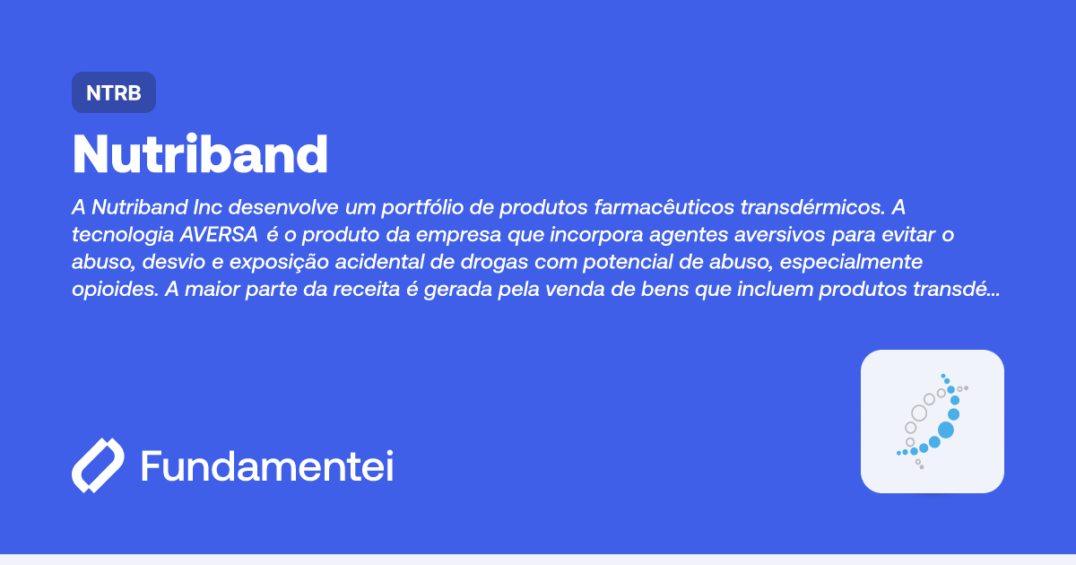 NTRB - Nutriband | Fundamentei