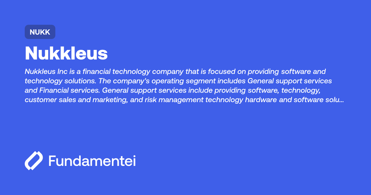 NUKK - Nukkleus | Fundamentei