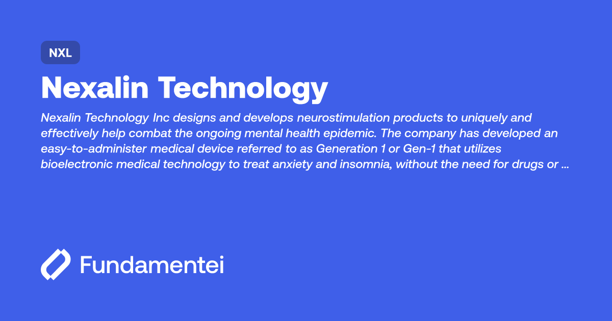 NXL - Nexalin Technology | KPIs | Fundamentei