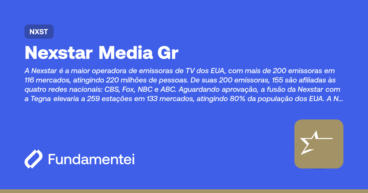 NXST - Nexstar Media Gr | Fundamentei