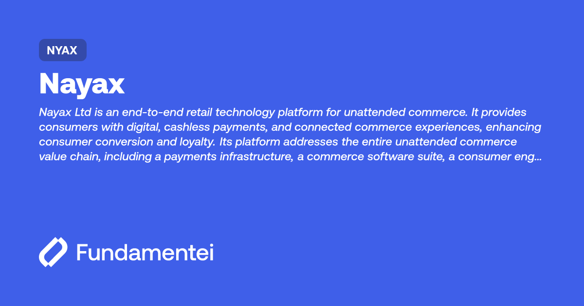NYAX - Nayax | Fundamentei