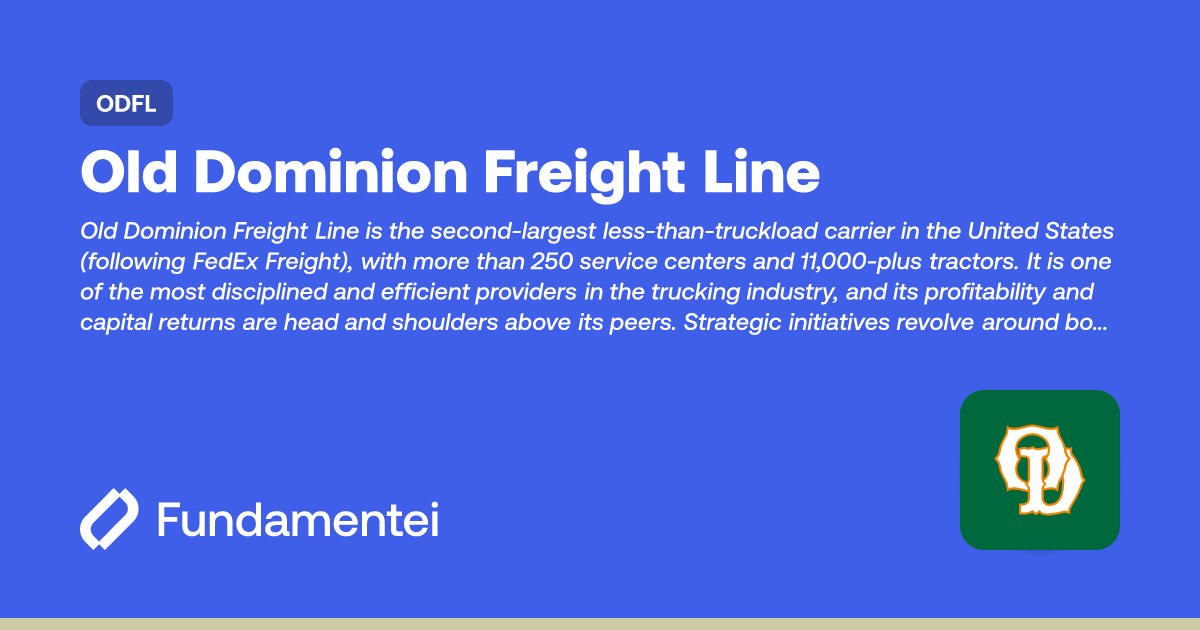 ODFL - Old Dominion Freight Line | Fundamentei