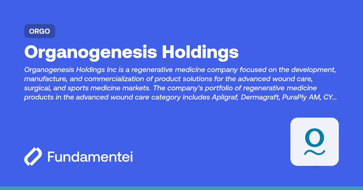 ORGO - Organogenesis Hldgs | Fundamentei