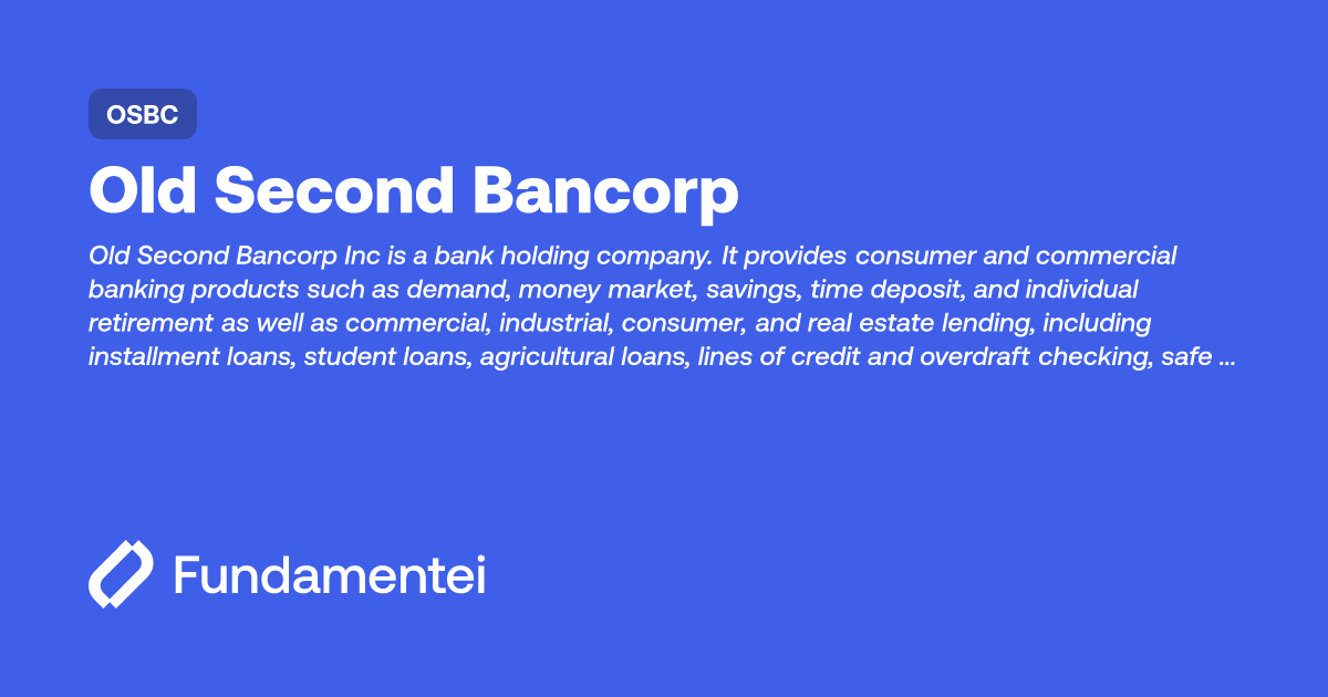 OSBC - Old Second Bancorp | KPIs | Fundamentei