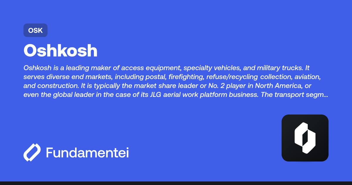 OSK - Oshkosh | Fundamentei