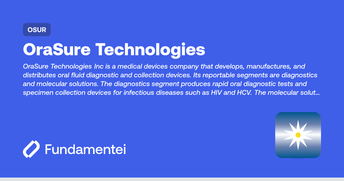 OSUR - OraSure Technologies | Fundamentei