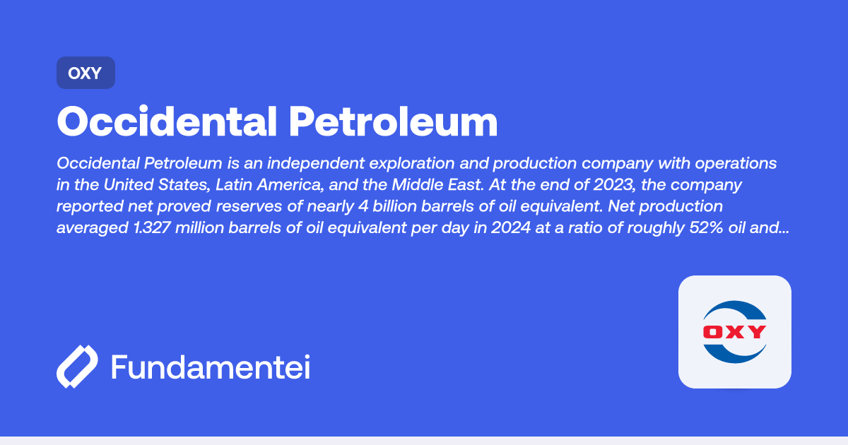 OXY - Occidental Petroleum | Fundamentei
