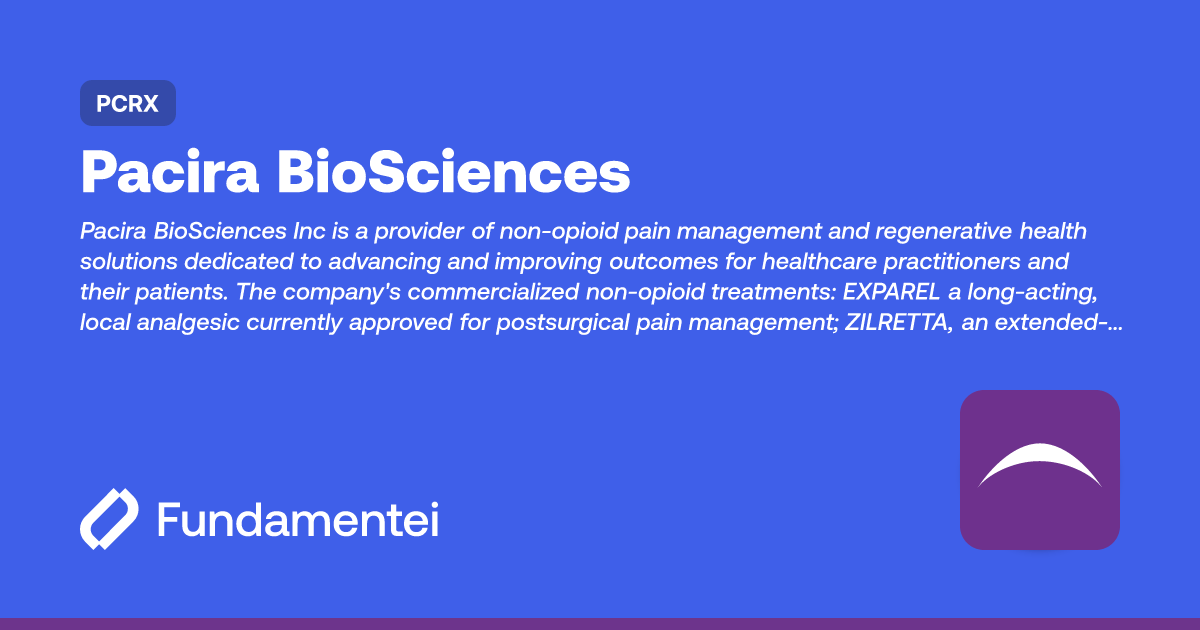 PCRX - Pacira BioSciences | Fundamentei