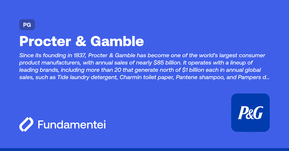 PG - Procter & Gamble | Fundamentei