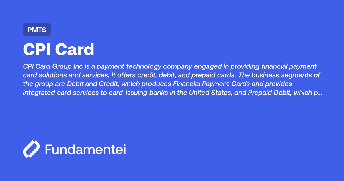 PMTS - CPI Card | Fundamentei