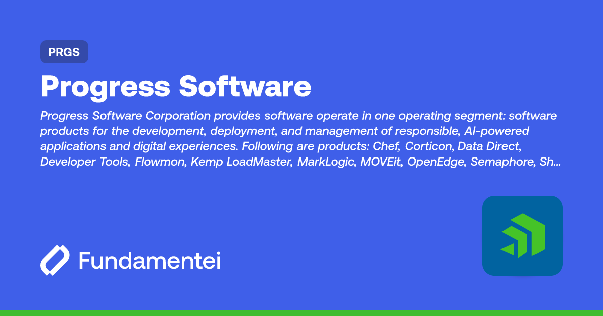 PRGS - Progress Software | Fundamentei