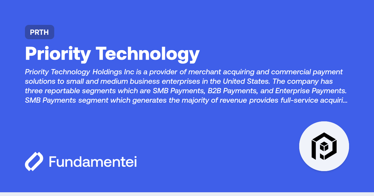 PRTH - Priority Tech Holdings | Fundamentei