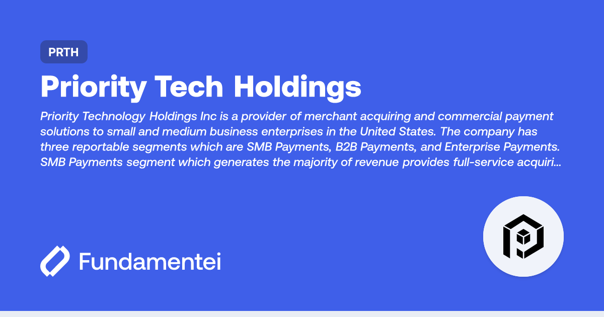 PRTH - Priority Tech Holdings | Fundamentei