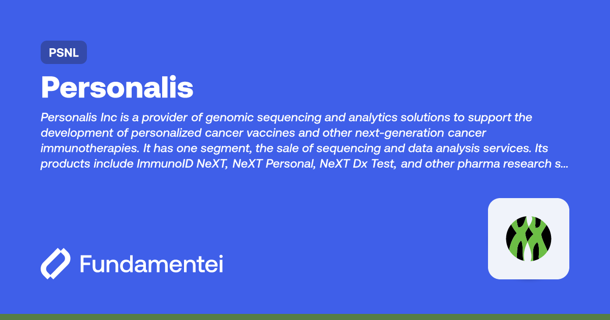 PSNL - Personalis | Fundamentei