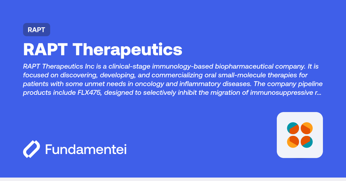 RAPT - RAPT Therapeutics | Fundamentei