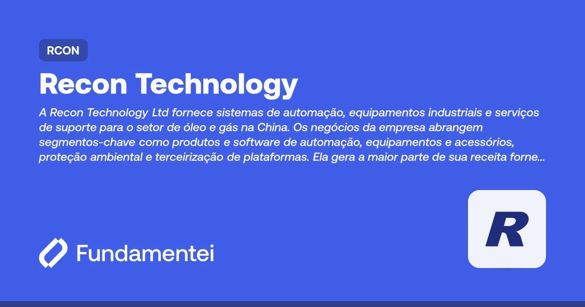 RCON - Recon Technology | Fundamentei