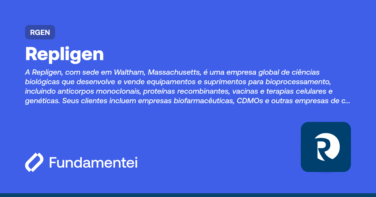 RGEN - Repligen | Fundamentei