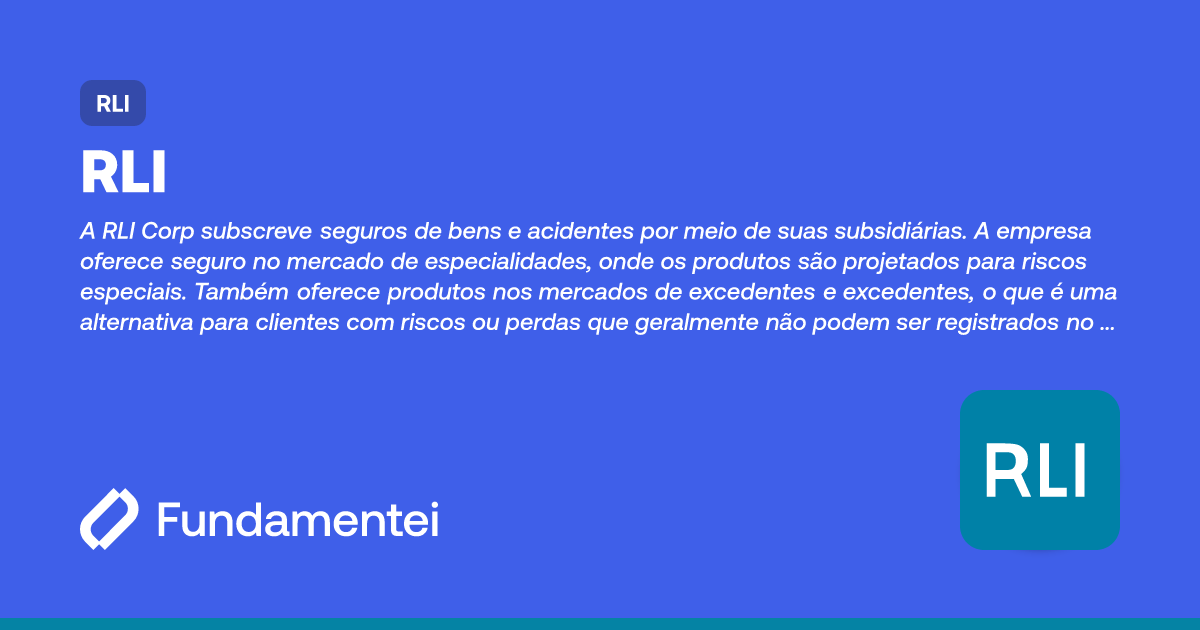 RLI - RLI | Fundamentei