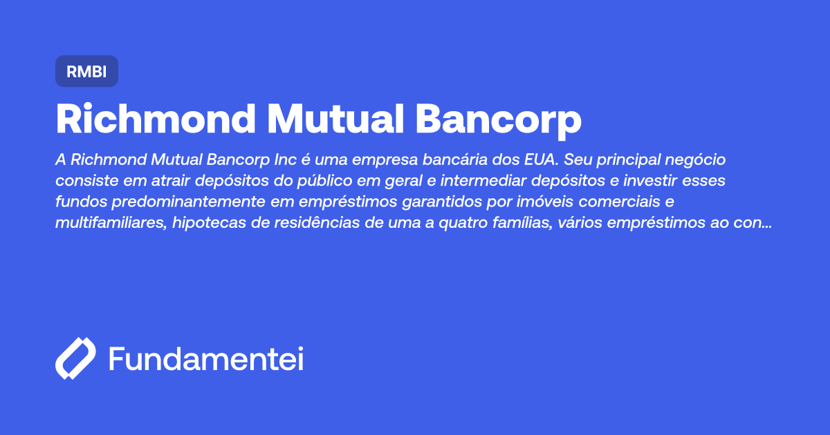 RMBI - Richmond Mutual Bancorp | Fundamentei