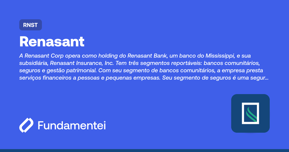 RNST - Renasant | Fundamentei