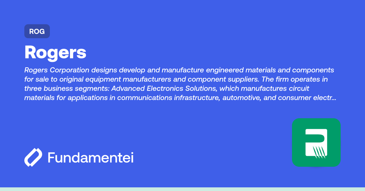 ROG - Rogers | Fundamentei