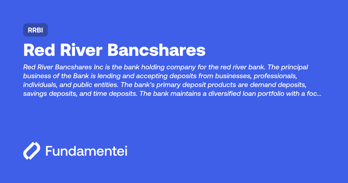 RRBI - Red River Bancshares | Fundamentei