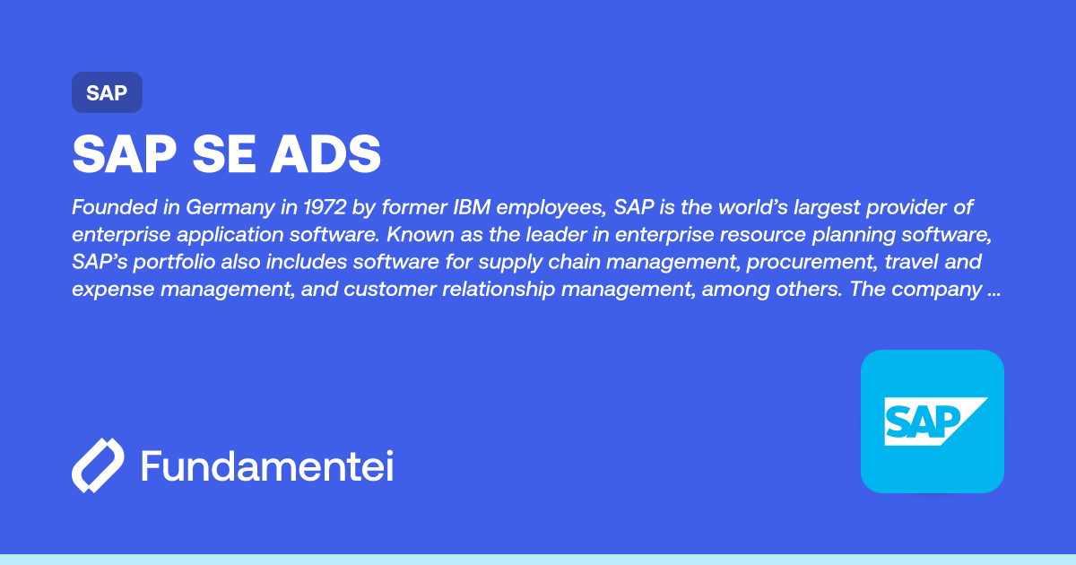 SAP - Valuation | Fundamentei