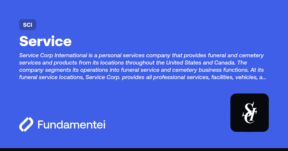 SCI - Service Corp Intl | Fundamentei