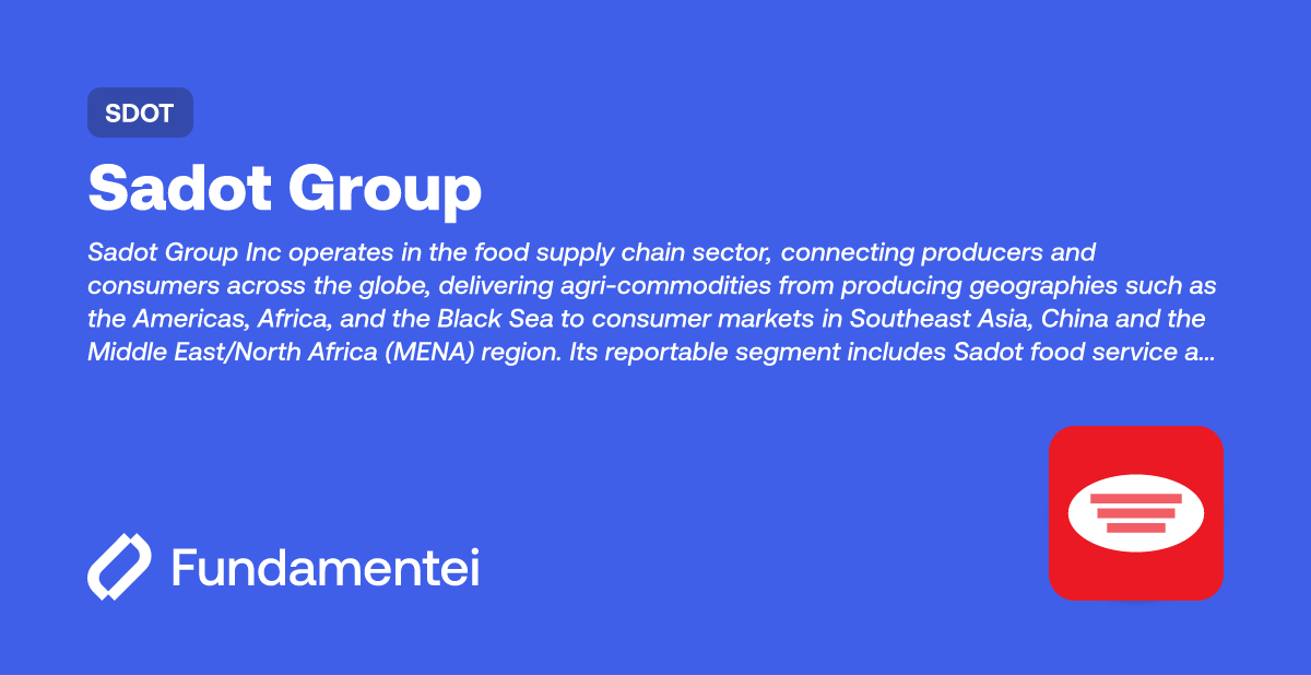 SDOT - Sadot Group | KPIs | Fundamentei