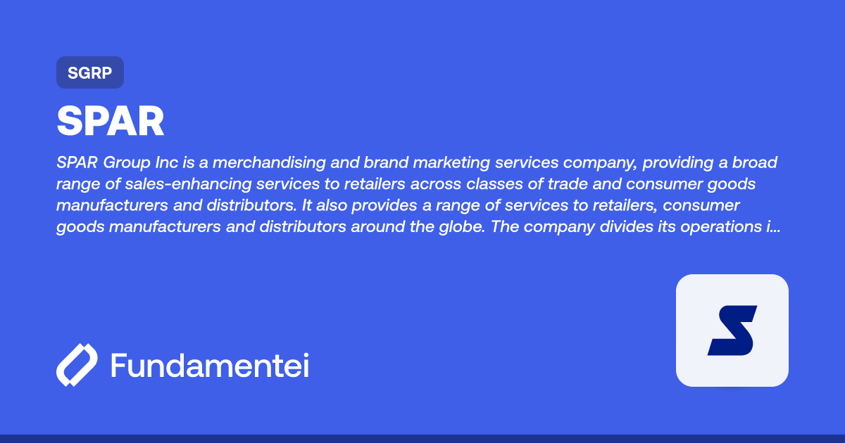 SGRP - Valuation | Fundamentei