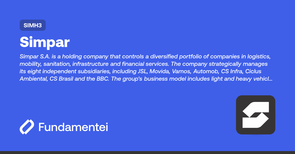 SIMH3 - Valuation | Fundamentei