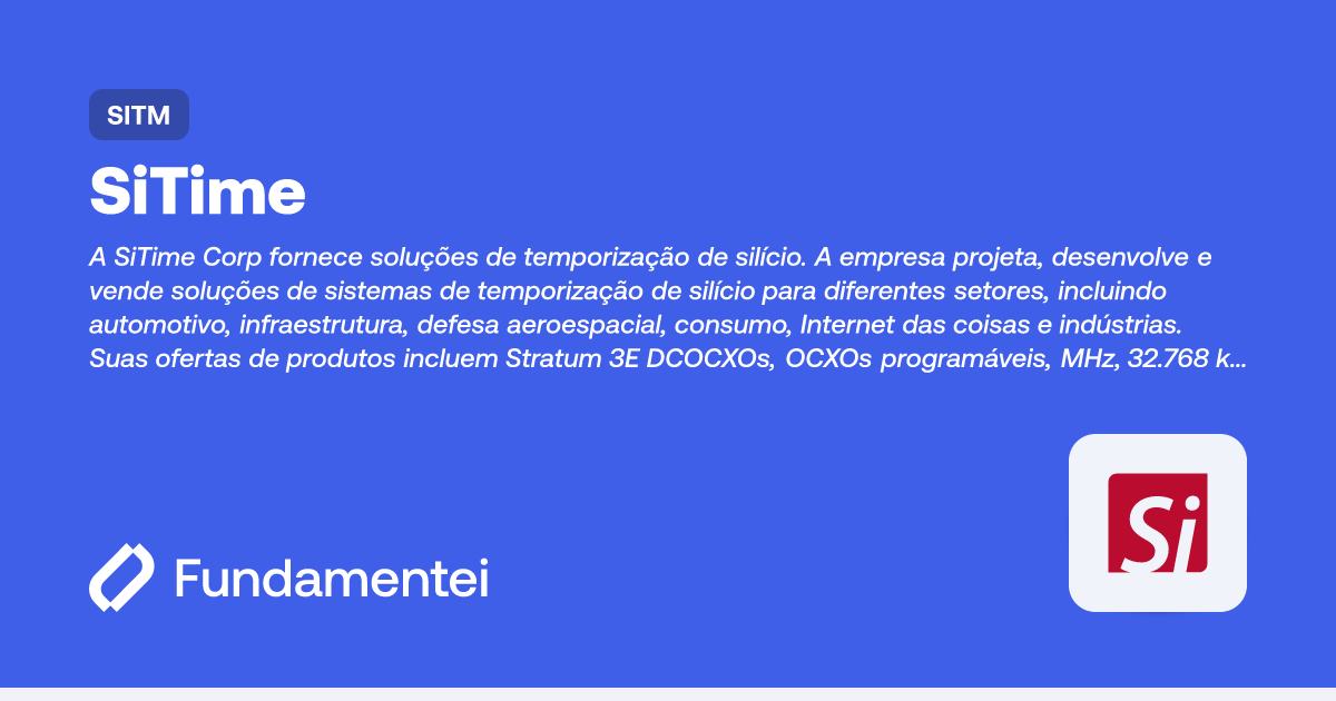 SITM - SiTime | Fundamentei