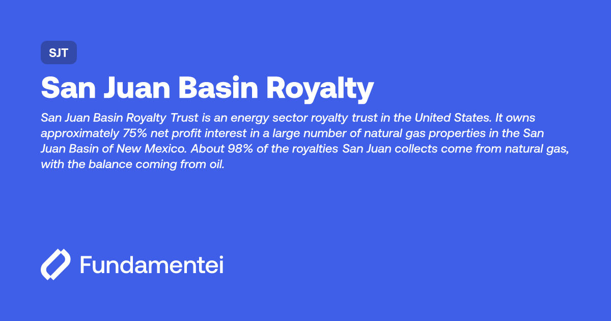 SJT - San Juan Basin Royalty | About | Fundamentei